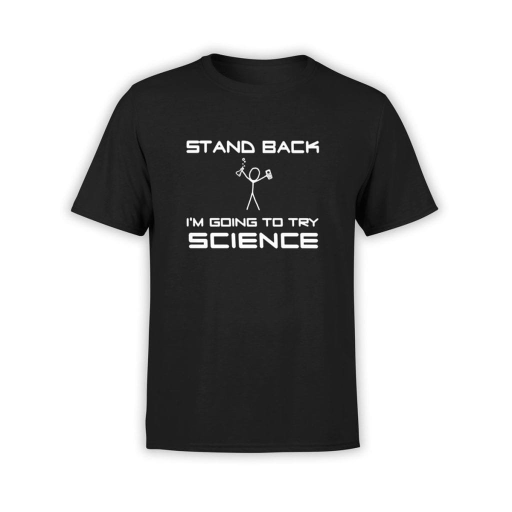 Funny T-Shirts. "Science" Unisex T-Shirt. 100% Ultra Cotton.