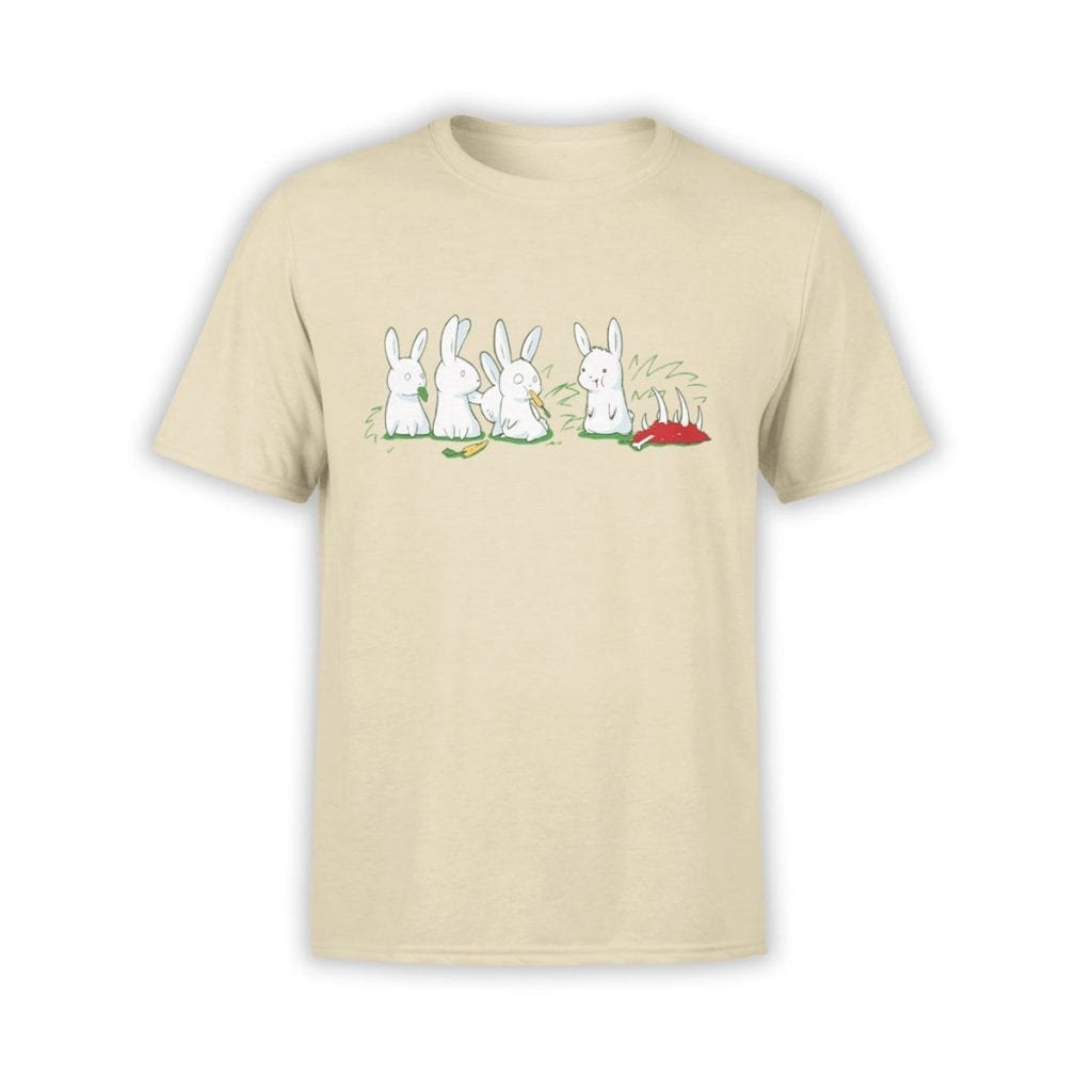 Funny T-Shirts. "Rabbits" Unisex T-Shirt. 100% Ultra Cotton.