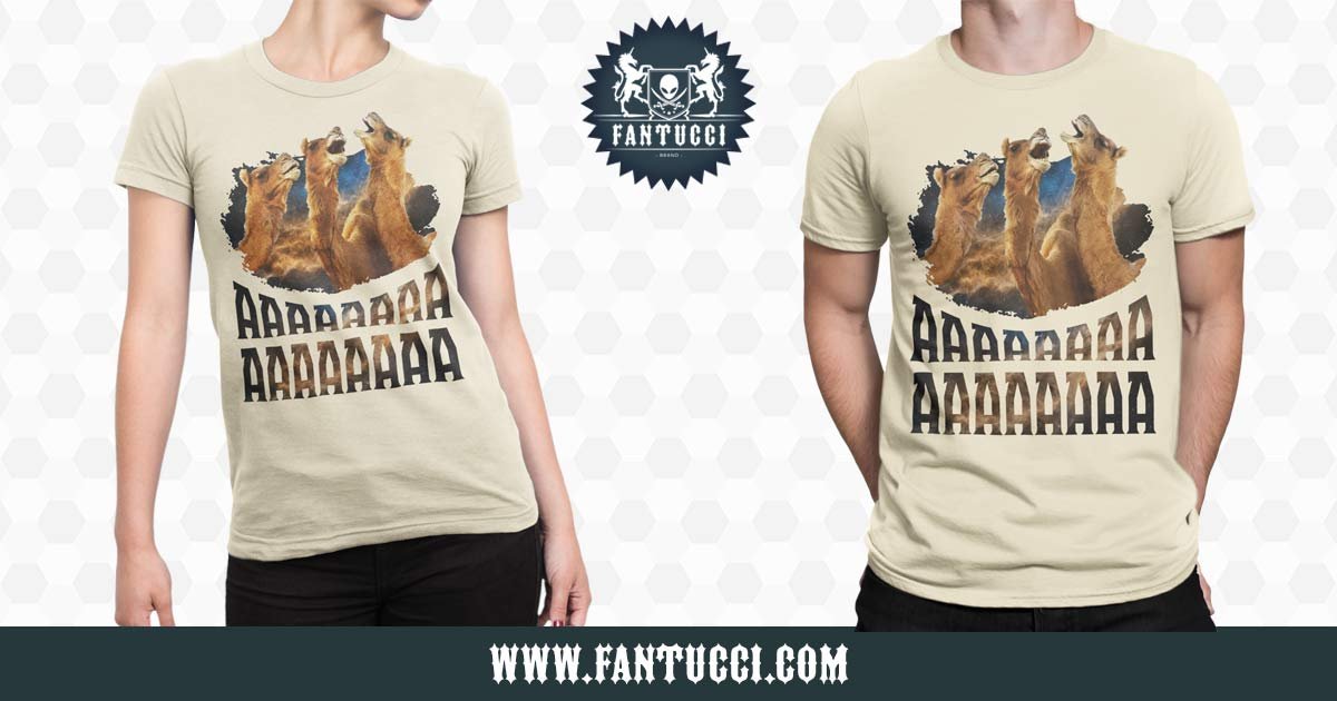 Funny T-Shirts. "Camels" Unisex T-Shirt. 100% Ultra Cotton.
