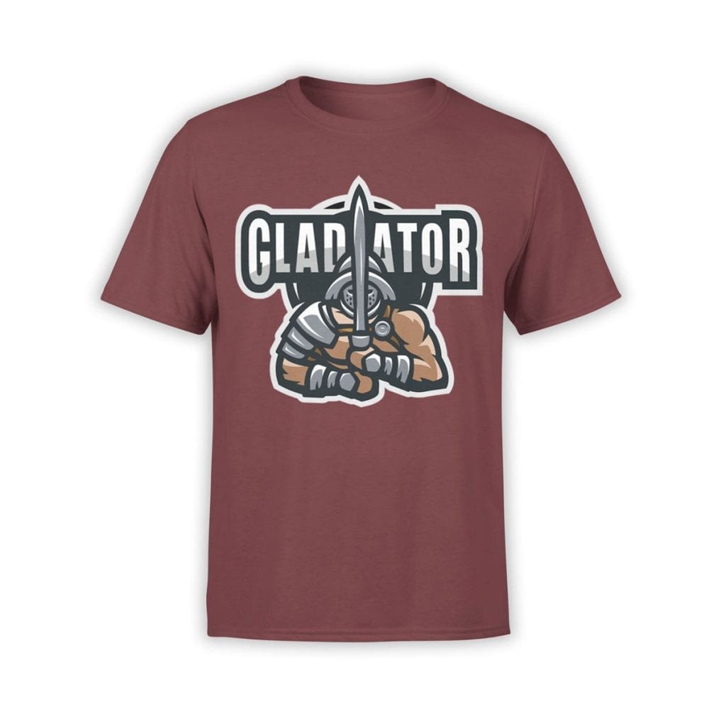 Cool T-Shirts. "Gladiator" Unisex T-Shirt. 100% Ultra Cotton.
