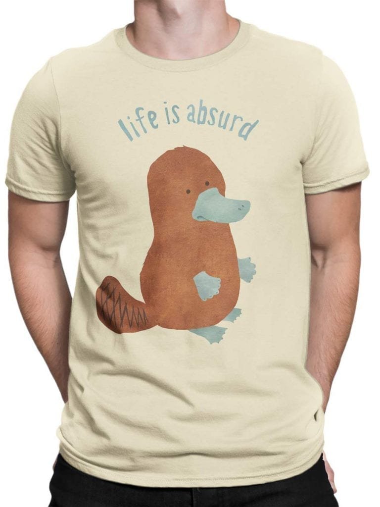 Funny T-Shirts. "Life Is Absurd" Unisex T-Shirt. 100% Ultra Cotton.