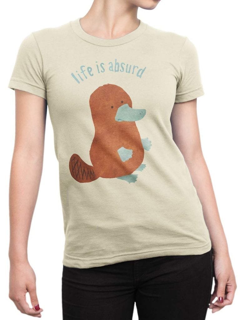 Funny T-Shirts. "Life Is Absurd" Unisex T-Shirt. 100% Ultra Cotton.