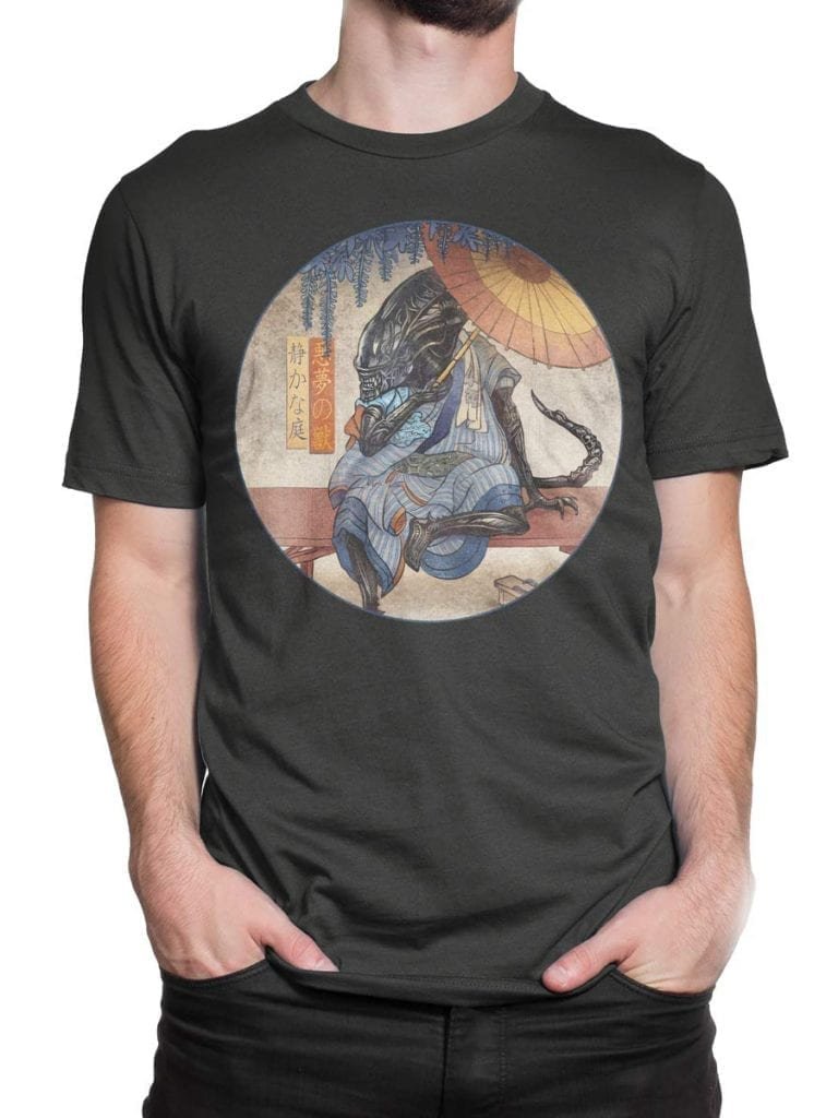 Alien Shirt. "Xenomorph Zen Garden" Unisex T-Shirt. 100% Cotton. High ...