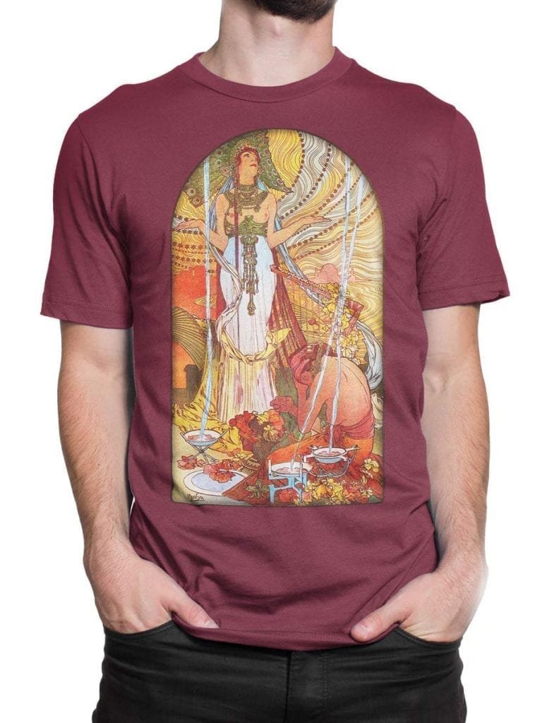 Alphonse Mucha T-Shirt | Salammbo | Awesome Art Shirts #1