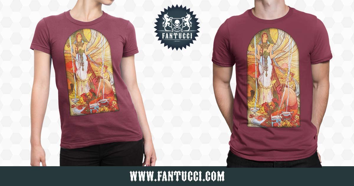 Alphonse Mucha T-Shirt | Salammbo | Awesome Art Shirts #1