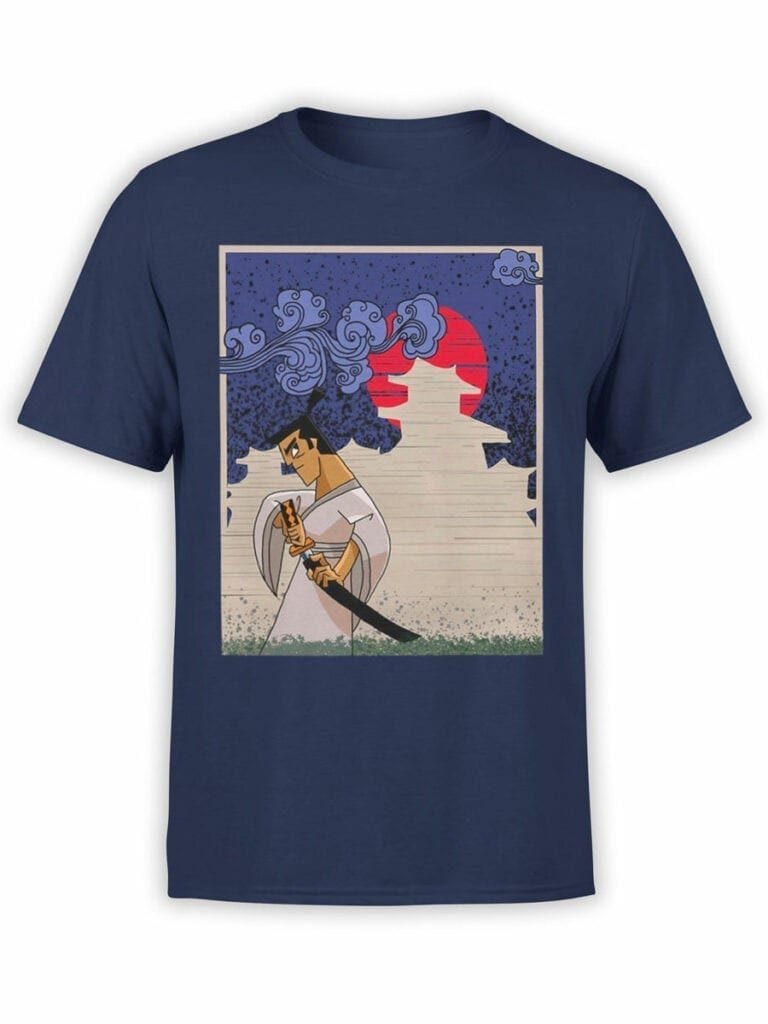Samurai Jack T-Shirt | Engraving | Awesome Cartoon Shirts #1