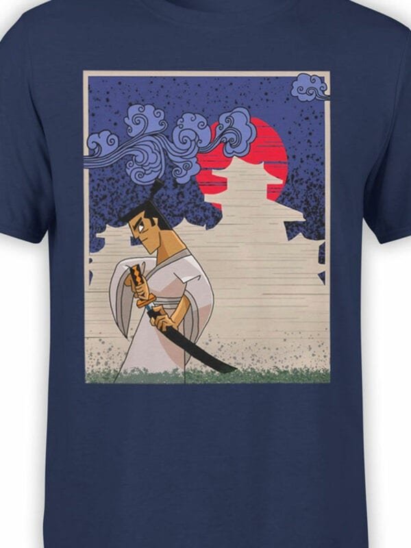 Samurai Jack T-Shirt | Engraving | Awesome Cartoon Shirts #1