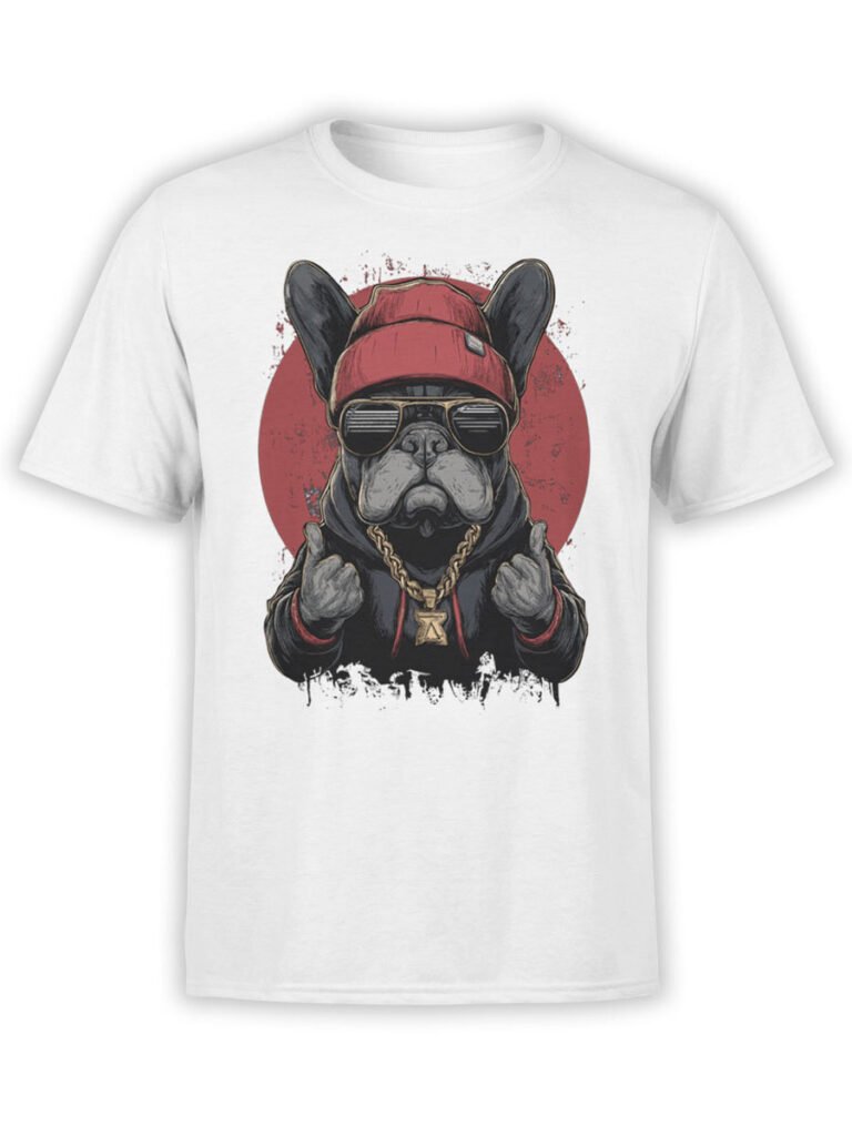 Boss Paws T-Shirt | Hip Hop Dog Tee For Frenchie Lovers